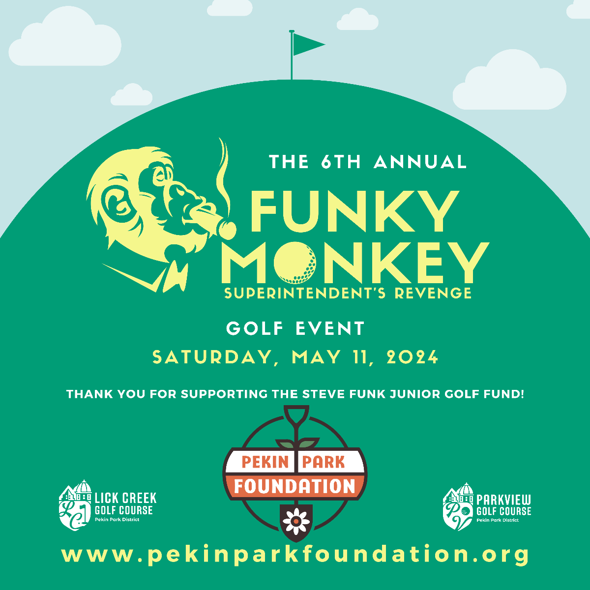 Pekin Park District - 2024 Funky Monkey Team & Hole Sponsorship