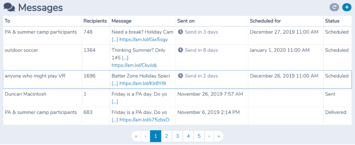 Activity Messenger Help | Tracking messages | Activity Messenger